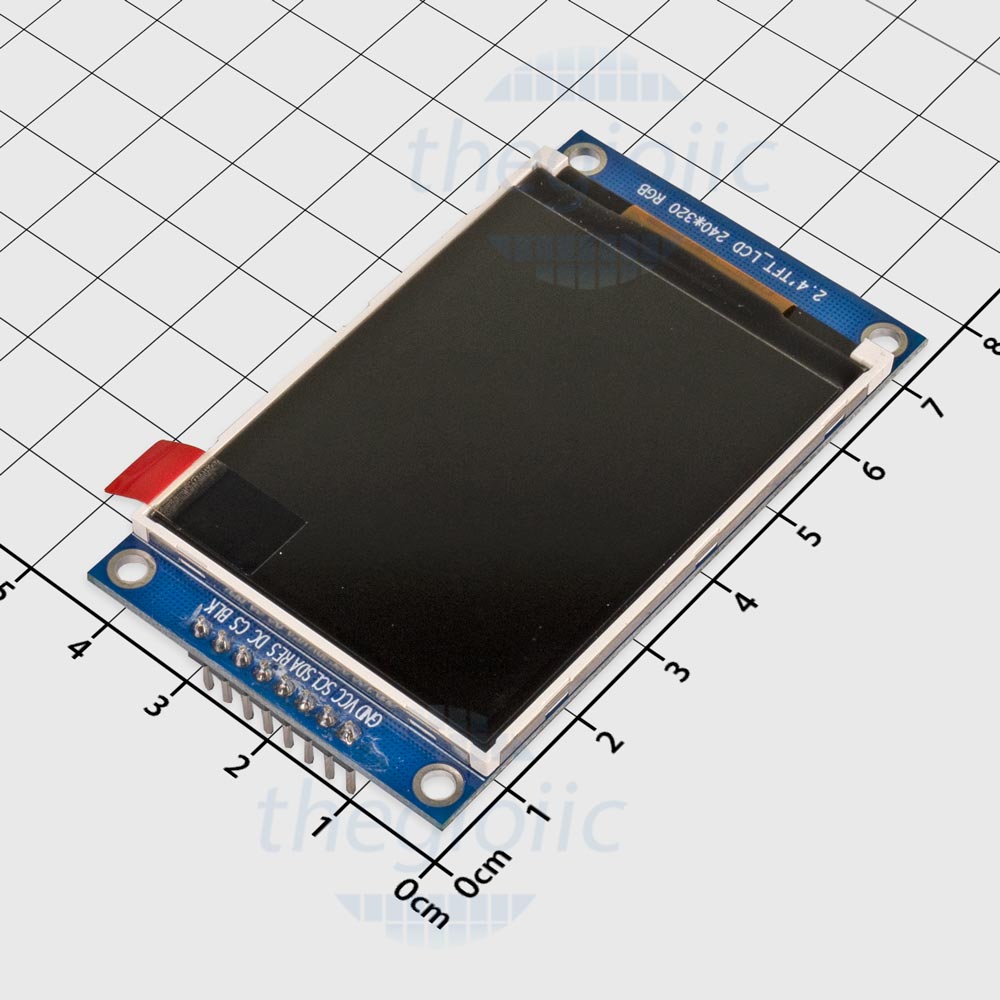 LCD 2.4inch 240x320 RGB TFT ILI9341 Giao Tiếp SPI 8 chân LCD 2.4inch 240x320 RGB TFT ILI9341 Giao Tiếp SPI 8 chân